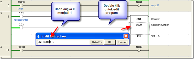 PLC TRAINING: Intruksi Dasar CX-Programmer